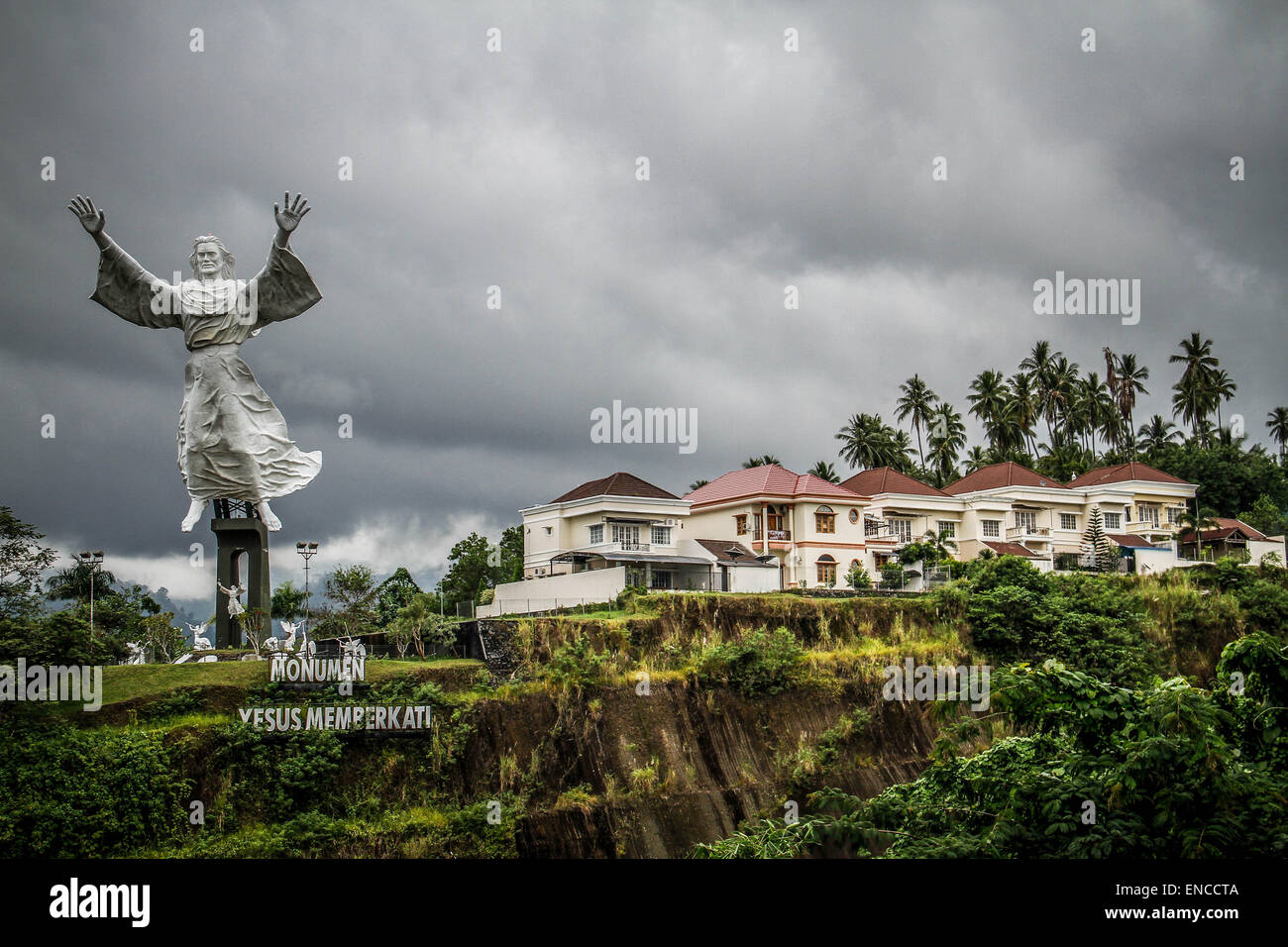 Christ Blessing (in Manado language is Kristus kase Berkat) is a statue ...
