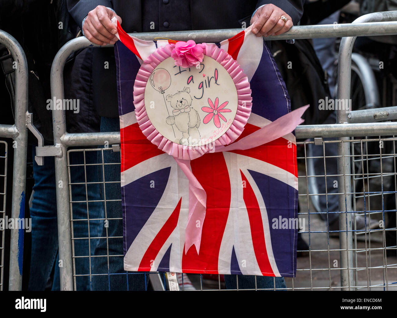 London, UK. 2nd May, 2015. Well-wishers turn out to the Lindo wing of ...