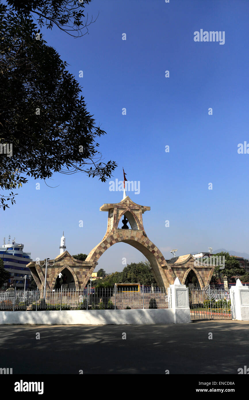 The Shahid Gate or Martyrs gate, Thamel District, Old Town, Kathmandu ...