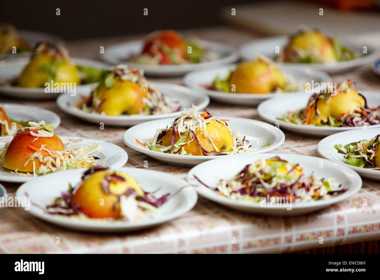 Food on the plate Stock Photo - Alamy