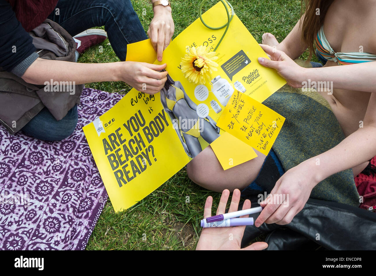 London, UK. 2nd May, 2015. Taking Back The Beach Women’s Protest in ...