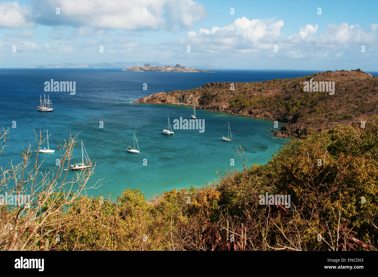 St. Barths, Saint-Barthélemy, French West Indies: the Caribbean Sea and ...