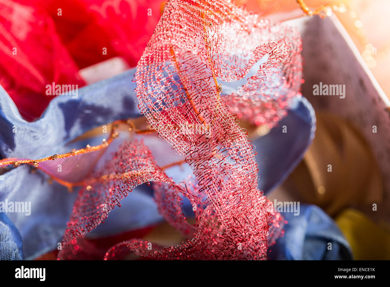 Pile of ribbons hi-res stock photography and images - Alamy