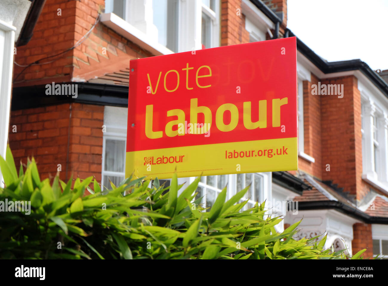 Labour Party Board outside a £1.5 million + house in Muswell Hill ...