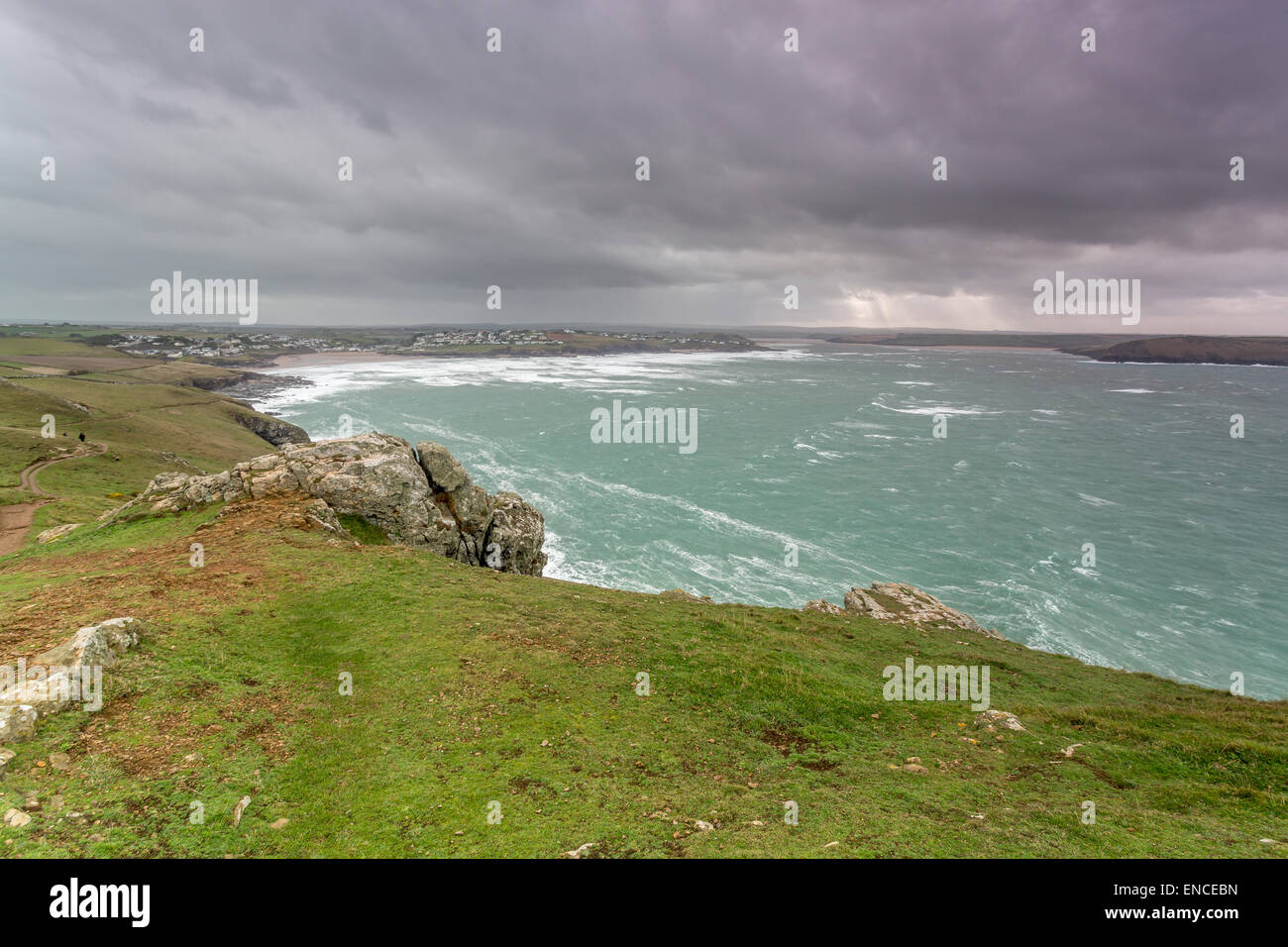 Pentireglaze haven and new polzeath hi-res stock photography and images ...
