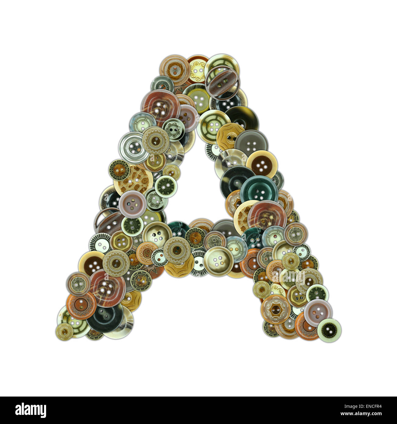 Buttons letter isolated on white Stock Photo - Alamy