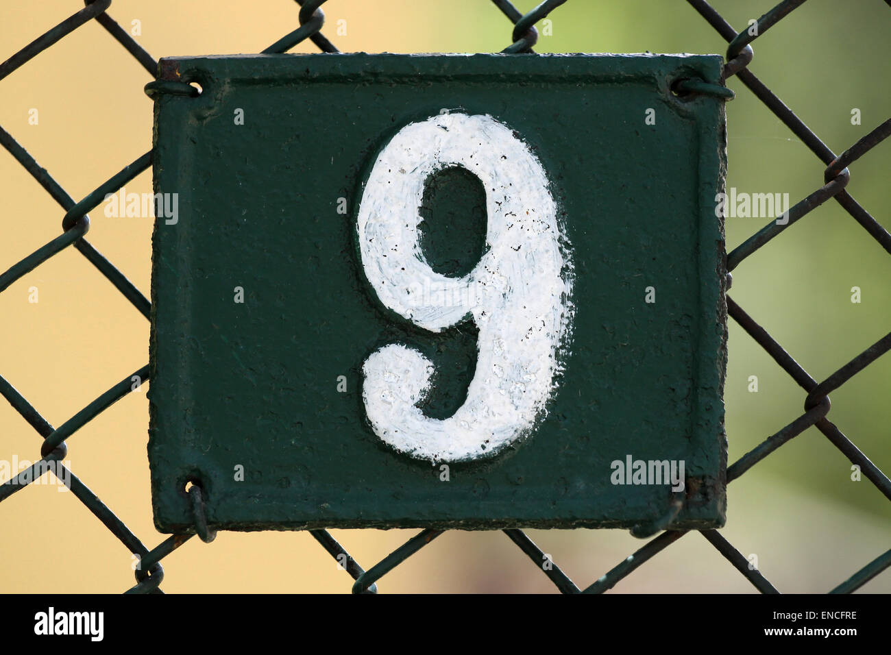 House numbers in different styles and colors (concept for real estate ...