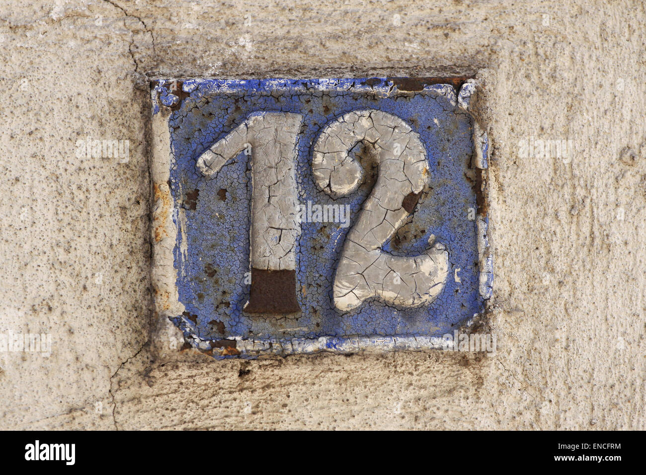 House numbers in different styles and colors (concept for real estate ...