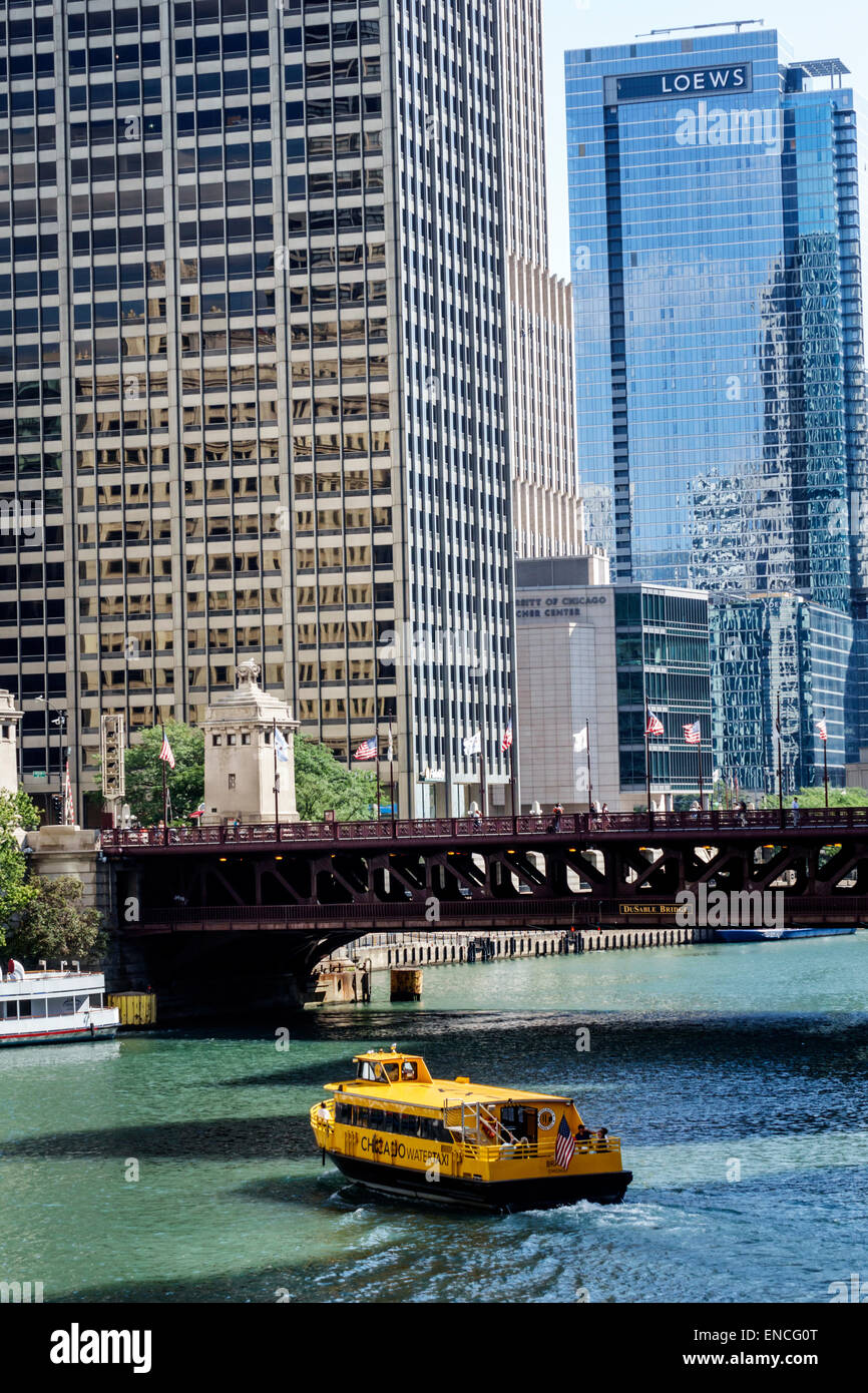 Chicago Illinois,Michigan-Wacker Historic District,Chicago River ...