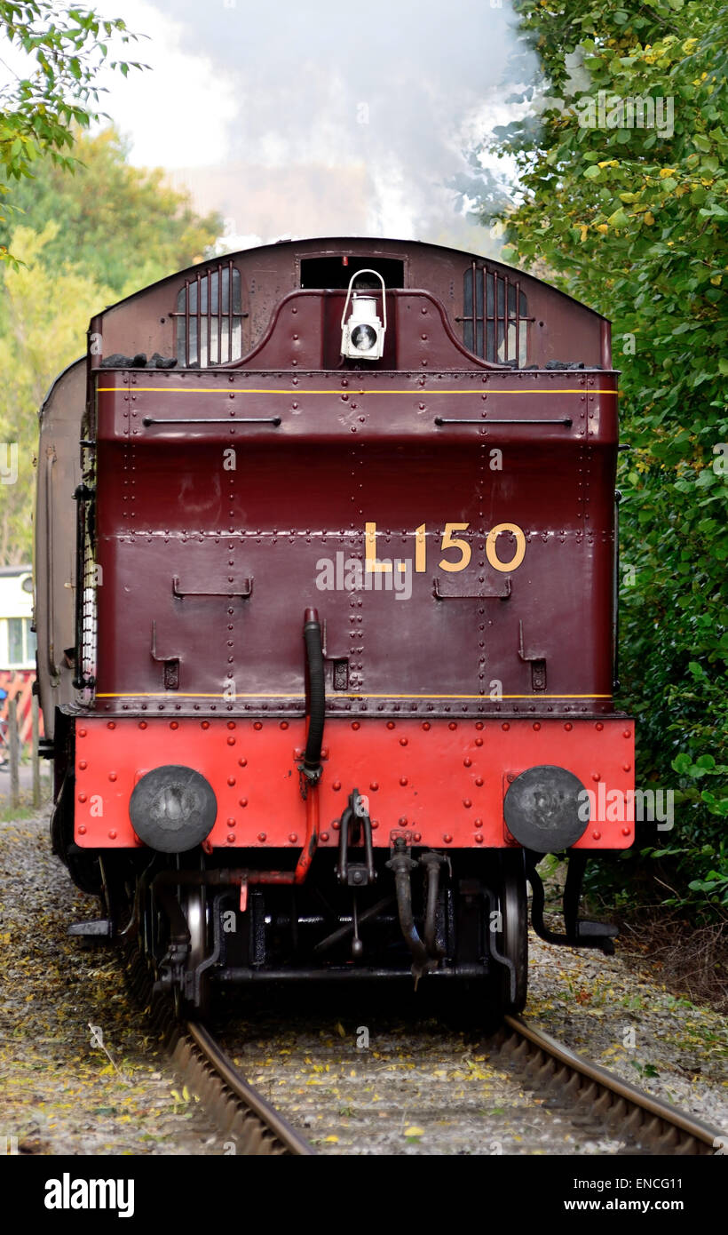 Rear view of GWR 4575 class 2-6-2 tank engine No 5521, seen here as ...