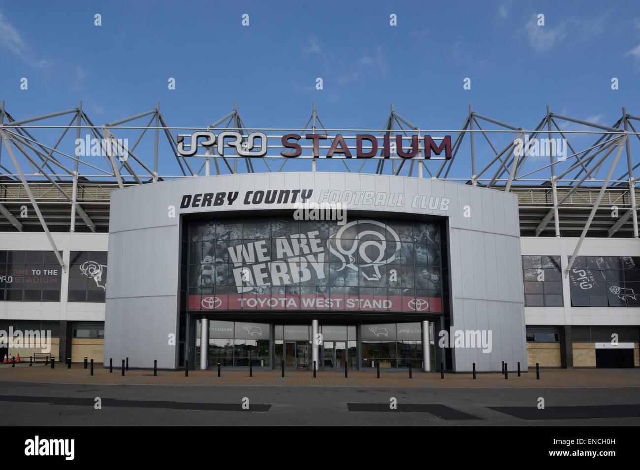 Derby County Soccer, Stadium. Derbyshire, England Stock Photo - Alamy