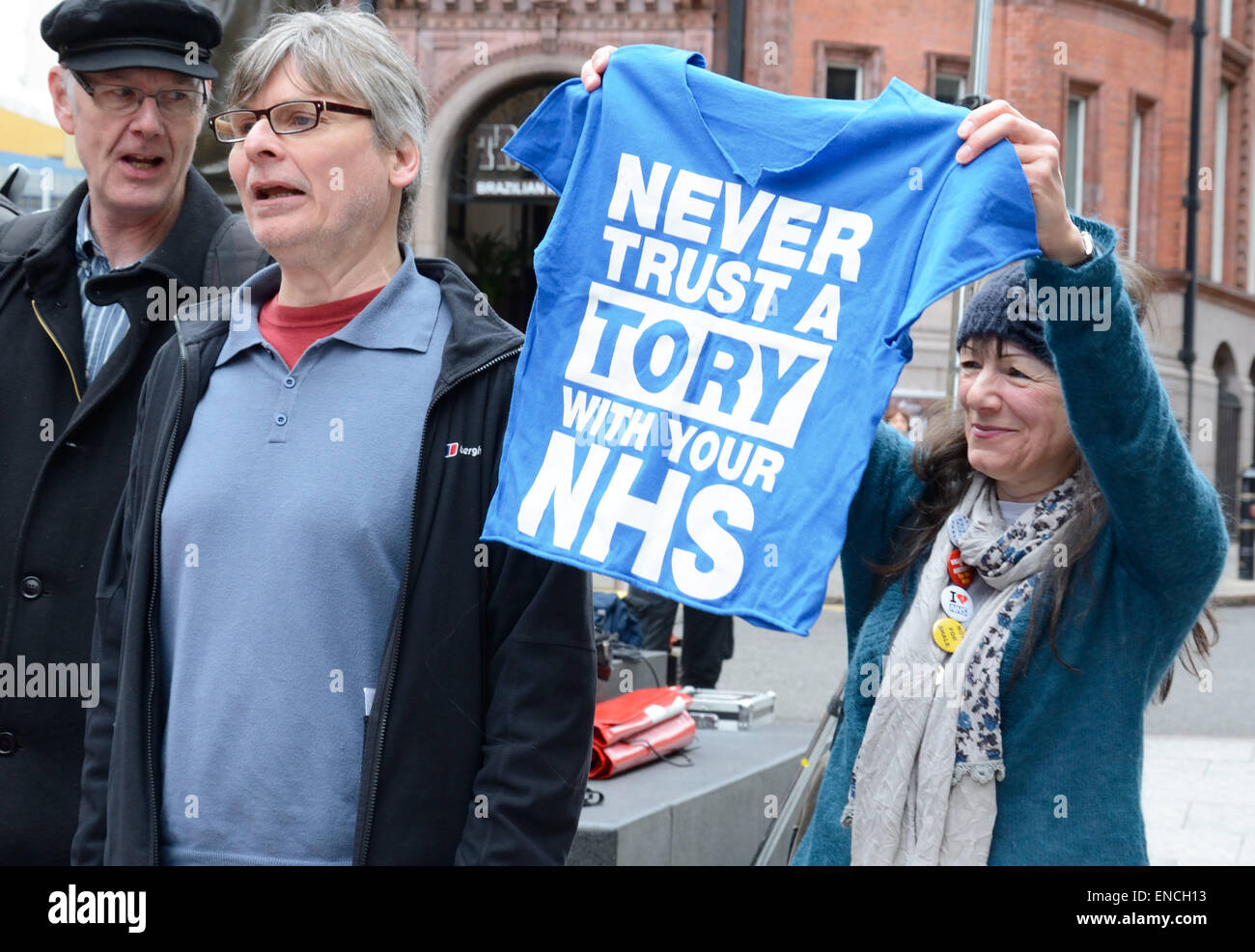 Nhs not trident protest hi-res stock photography and images - Alamy