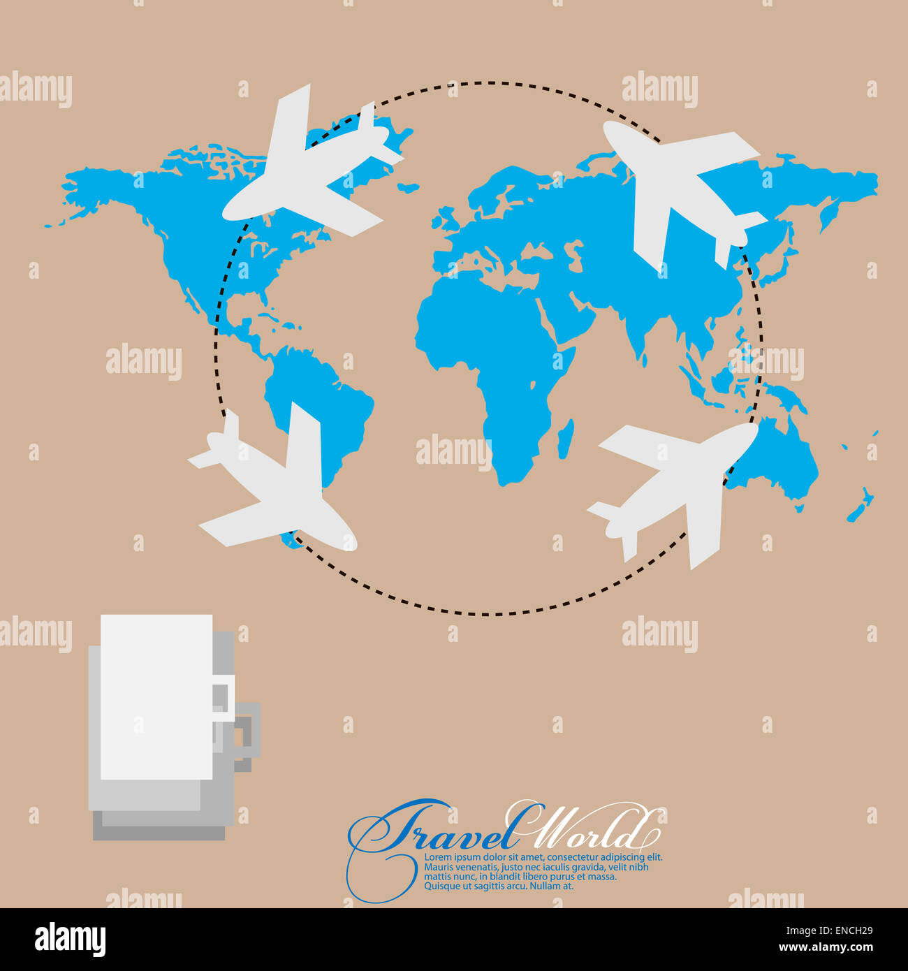 World travel Tourism concept image.Holidays and vacation.Sea, ocean ...
