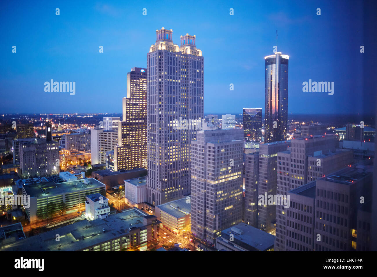 `Downtown Atlanta in Georga USA One Ninety One Peachtree Tower is a 235 ...