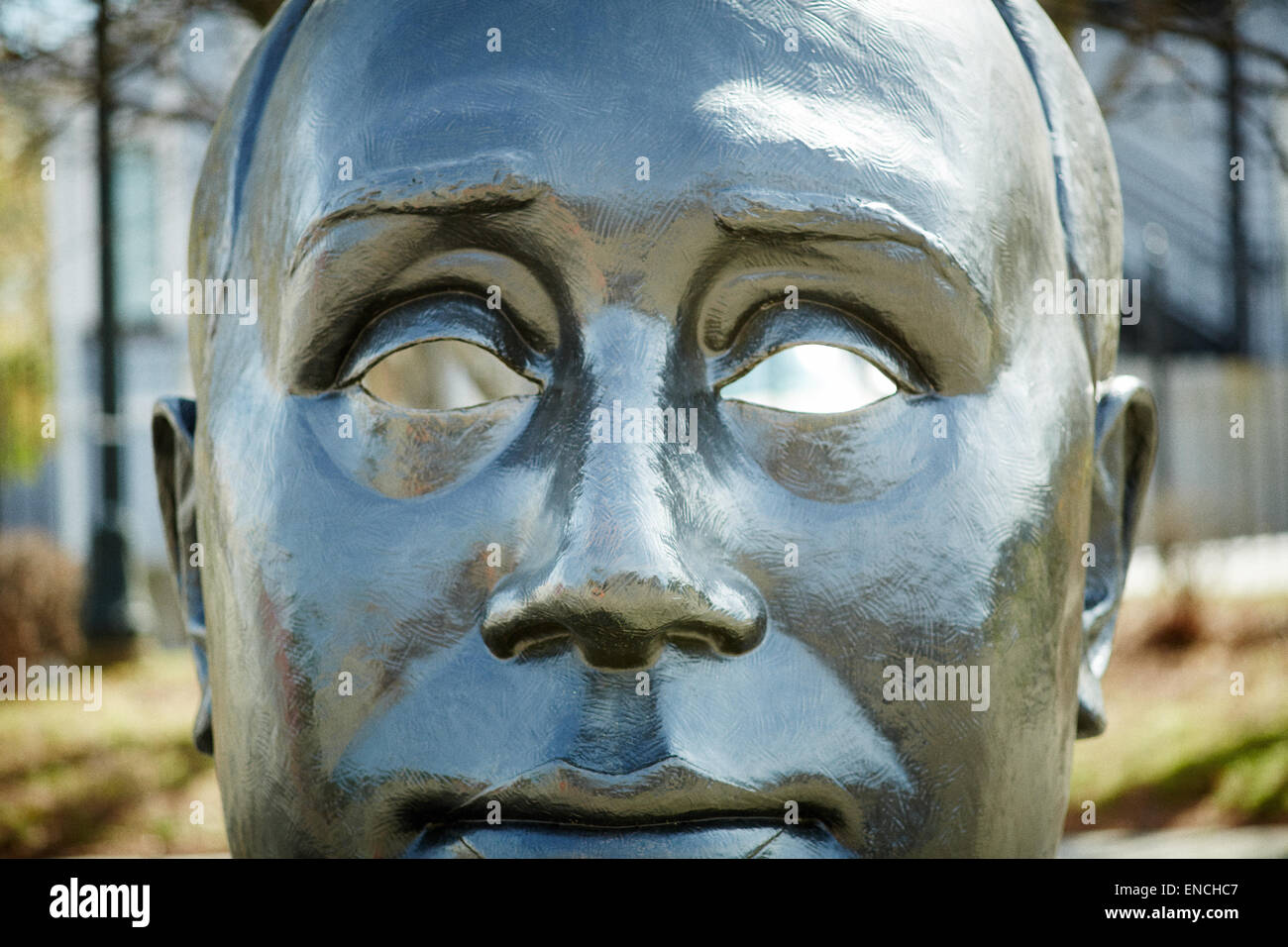 Atlanta in Georga USA Picture: "Through his eyes" statue on Auburn Ave ...