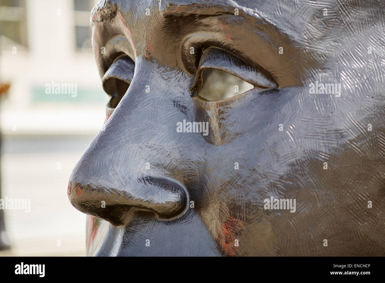 Atlanta in Georga USA Picture: "Through his eyes" statue on Auburn Ave ...