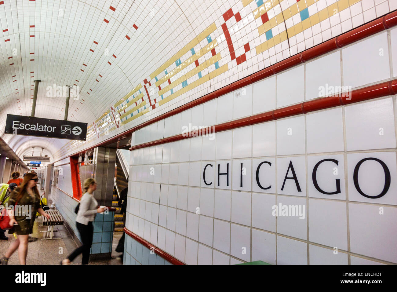Chicago Illinois Chicago Transit Authority CTA public transportation ...