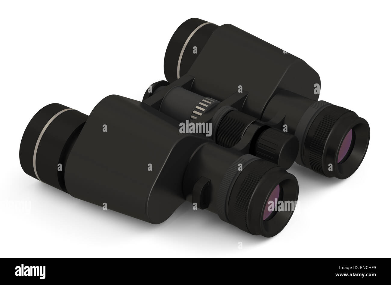 binoculars closeup isolated on white background Stock Photo - Alamy