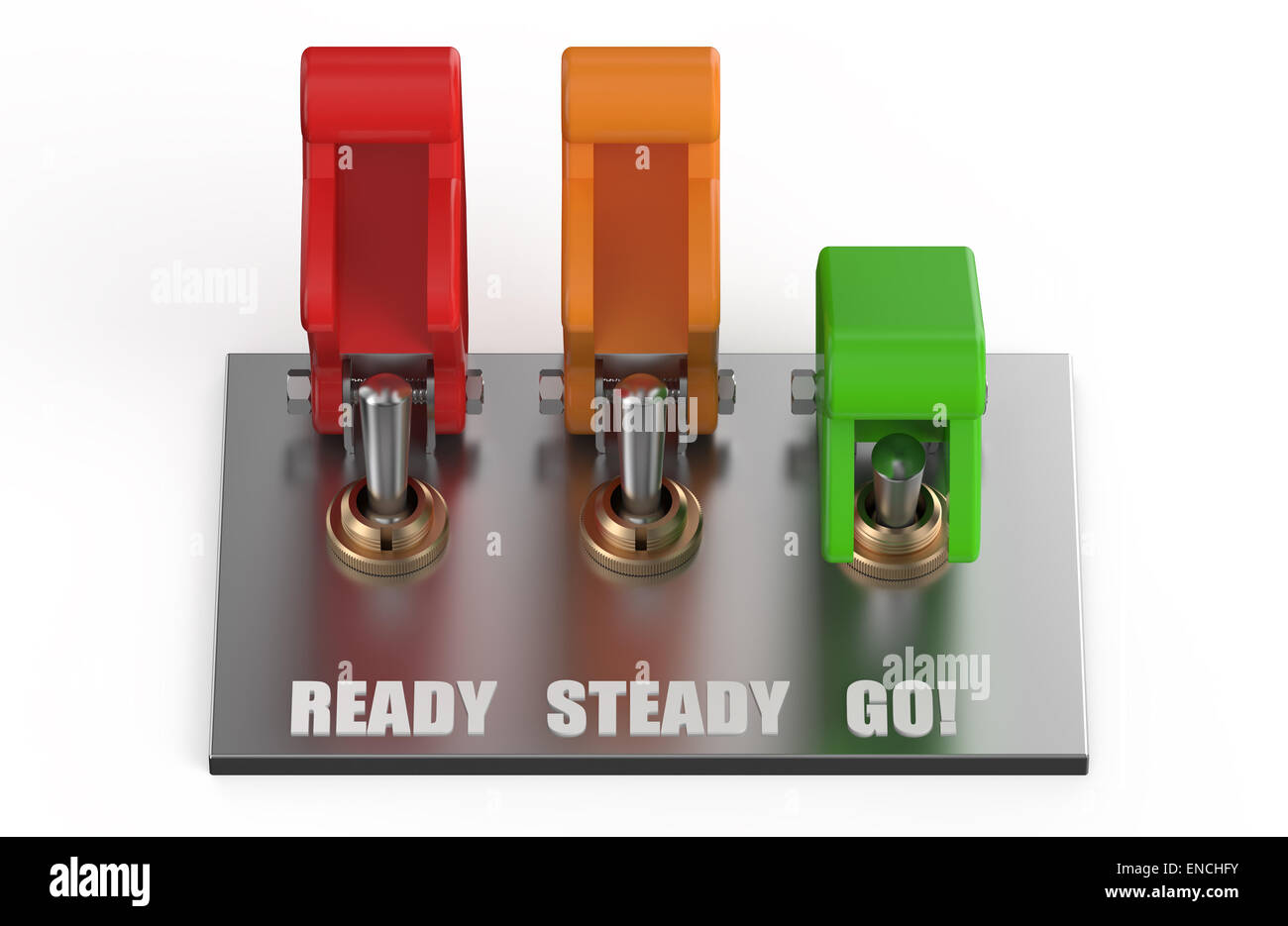 control panel with switch isolated on white background Stock Photo - Alamy