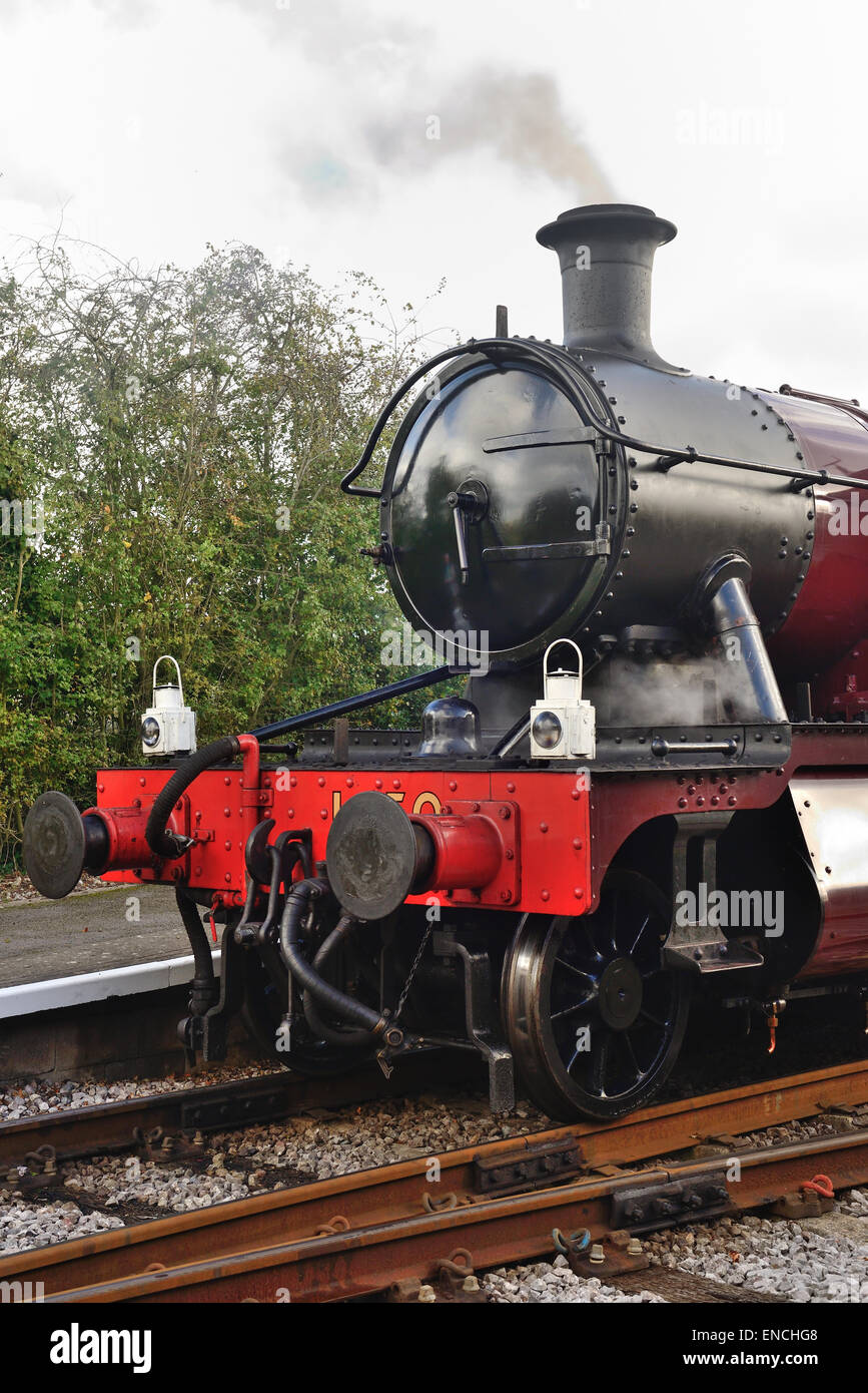 The front end of GWR 4575 class 2-6-2 tank engine No 5521, seen here as ...