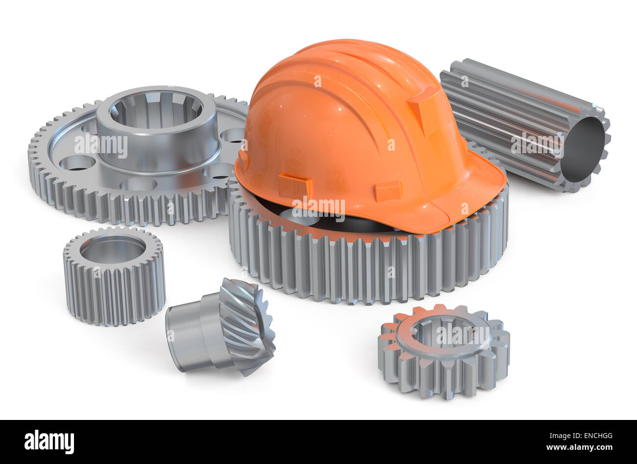 engineering concept isolated on white background Stock Photo - Alamy