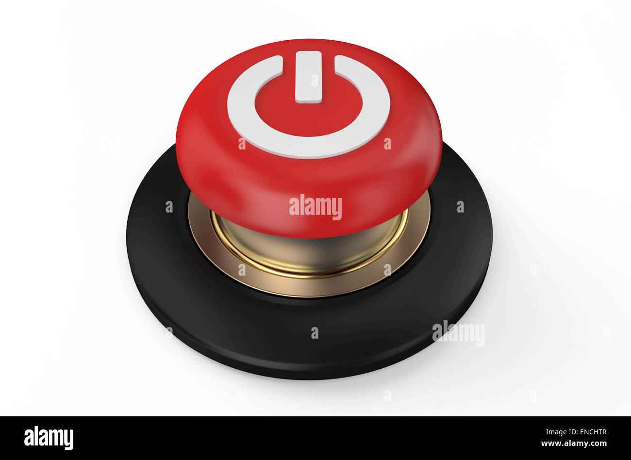 red reset button isolated on white background Stock Photo - Alamy