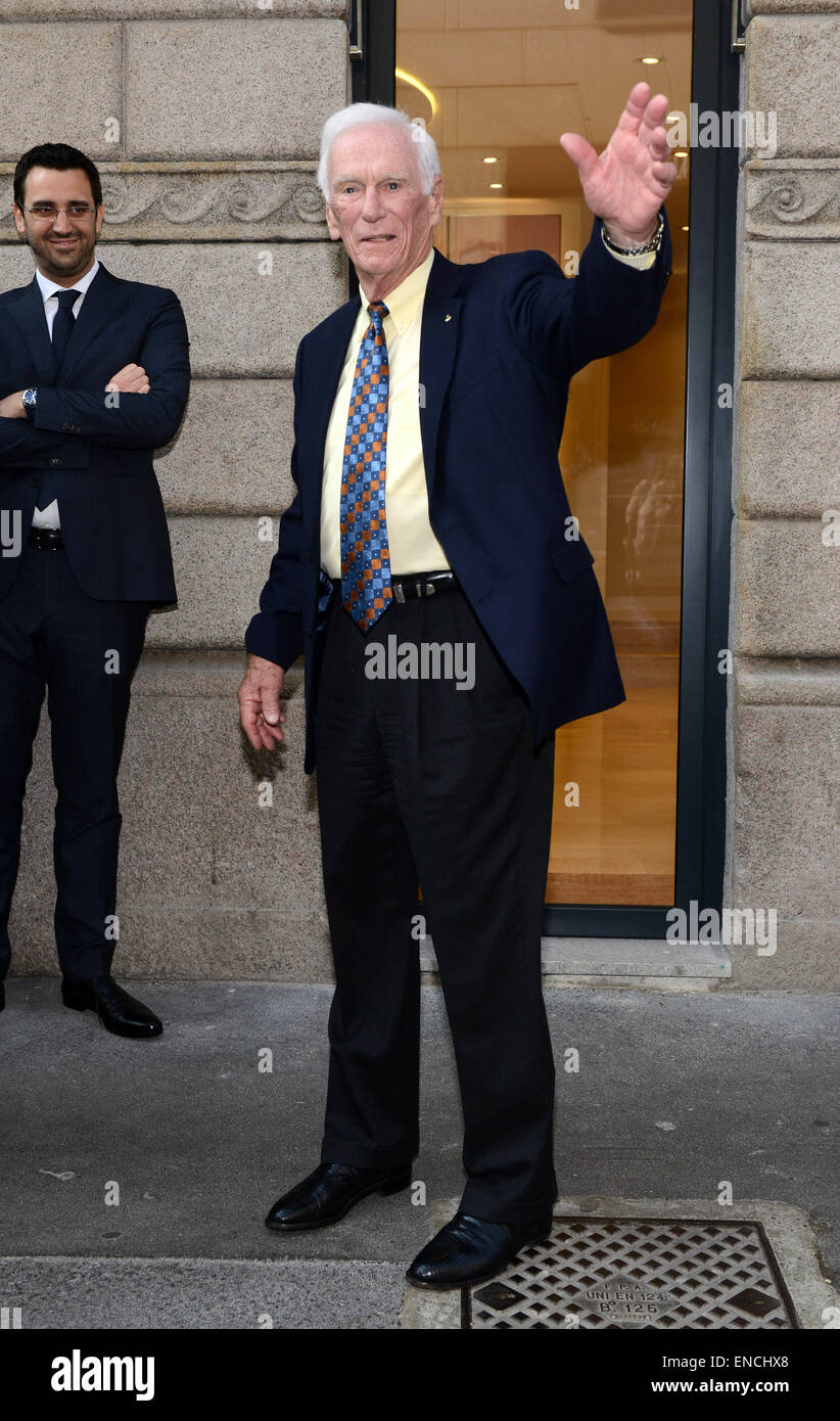 Omega boutique event with astronaut Eugene Cernan commander of Apollo ...