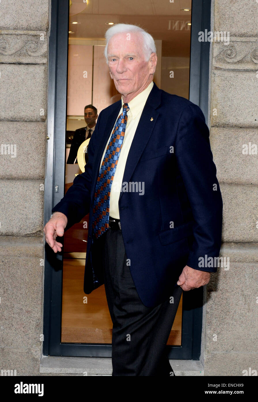 Omega boutique event with astronaut Eugene Cernan commander of Apollo ...