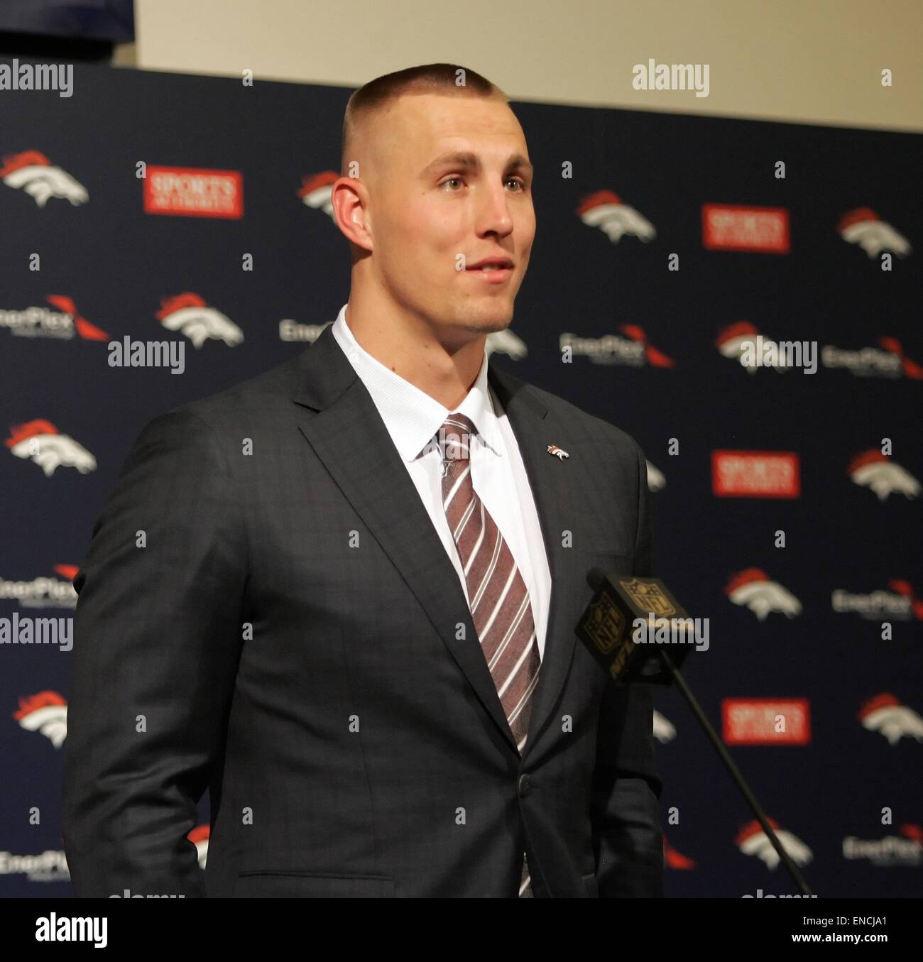 Englewood, Colorado, USA. 2nd May, 2015. Broncos 3rd. pick in the 2015 ...