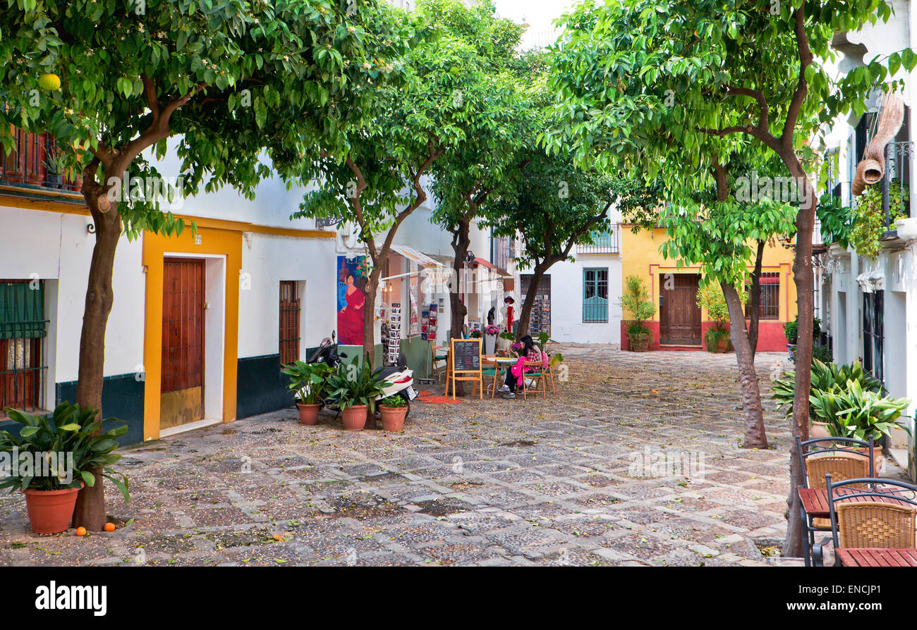 Colorful building seville hi-res stock photography and images - Alamy