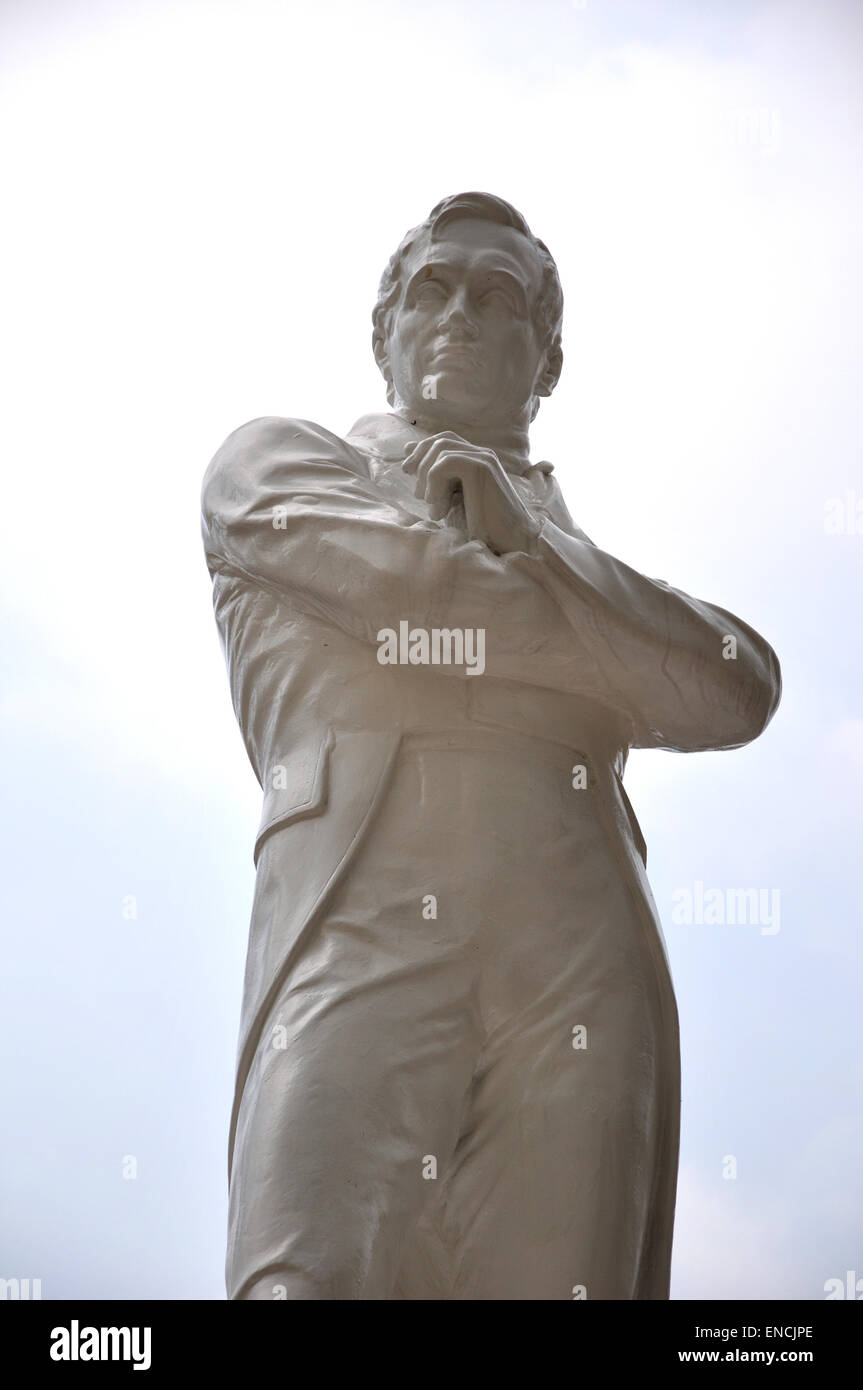 Raffles statue sir stamford raffles hi-res stock photography and images ...