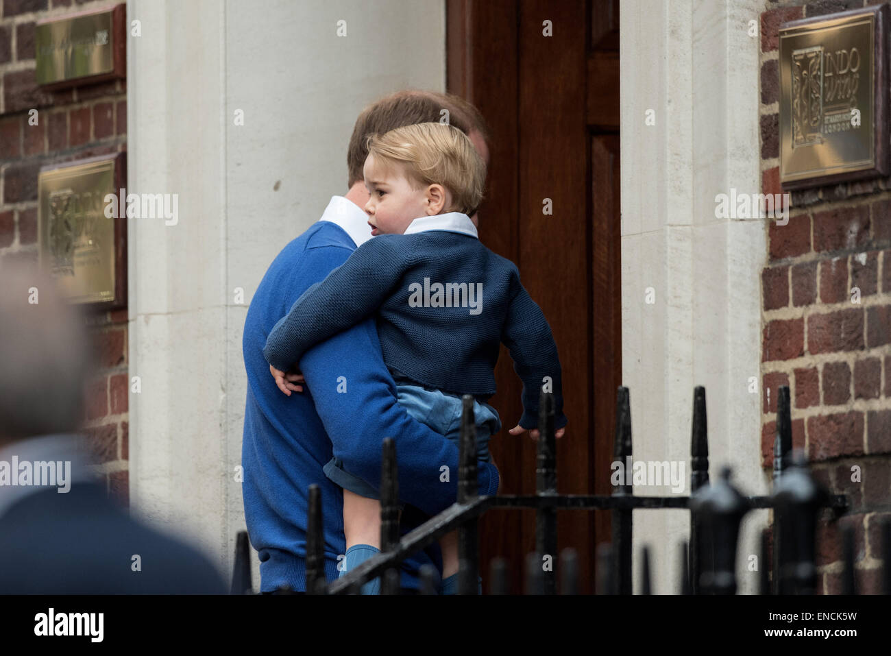 Prince george lindo wing william kate hi-res stock photography and ...