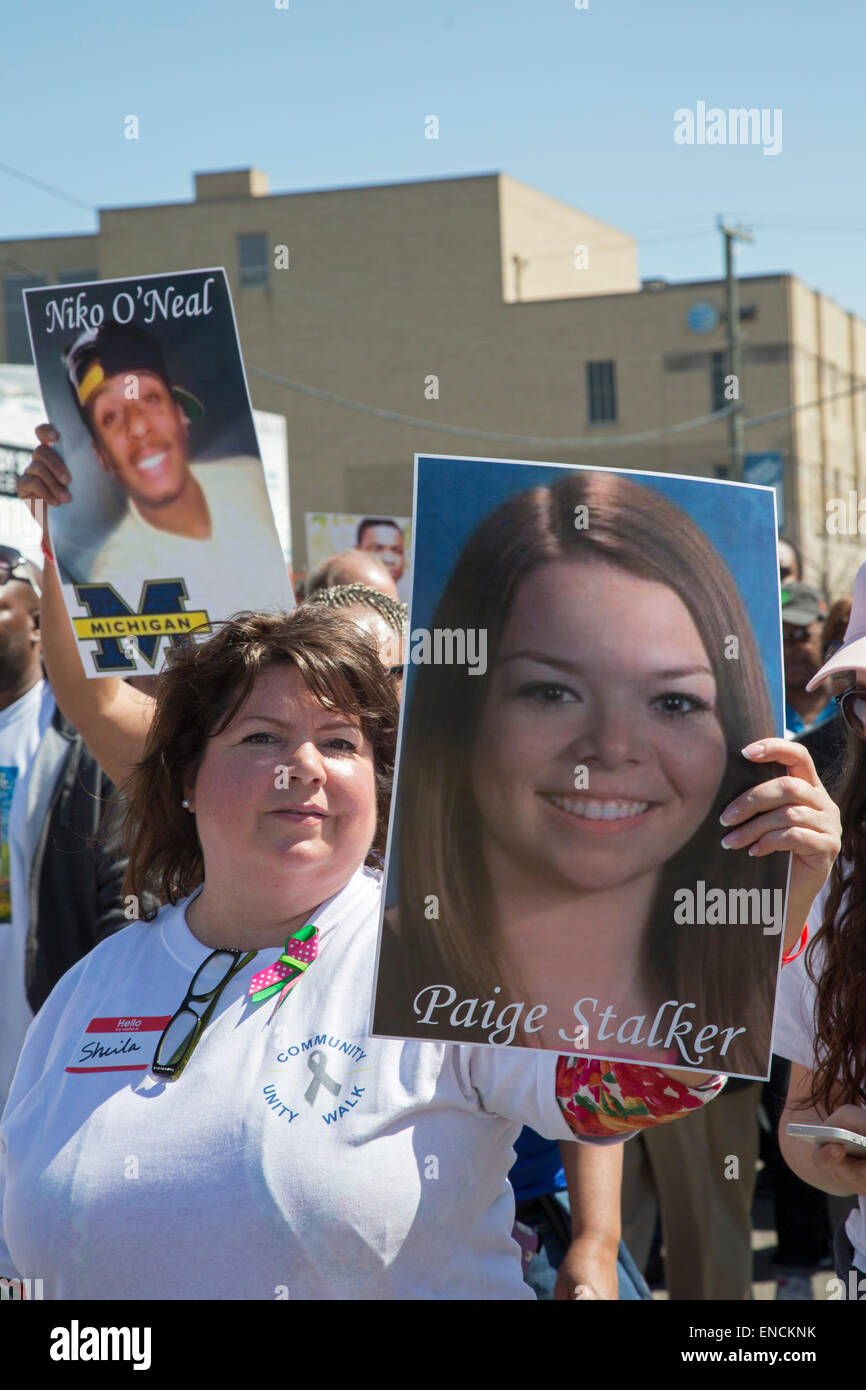 Detroit Homicide Victims Families Gather, Mourn For Victims' Rights
