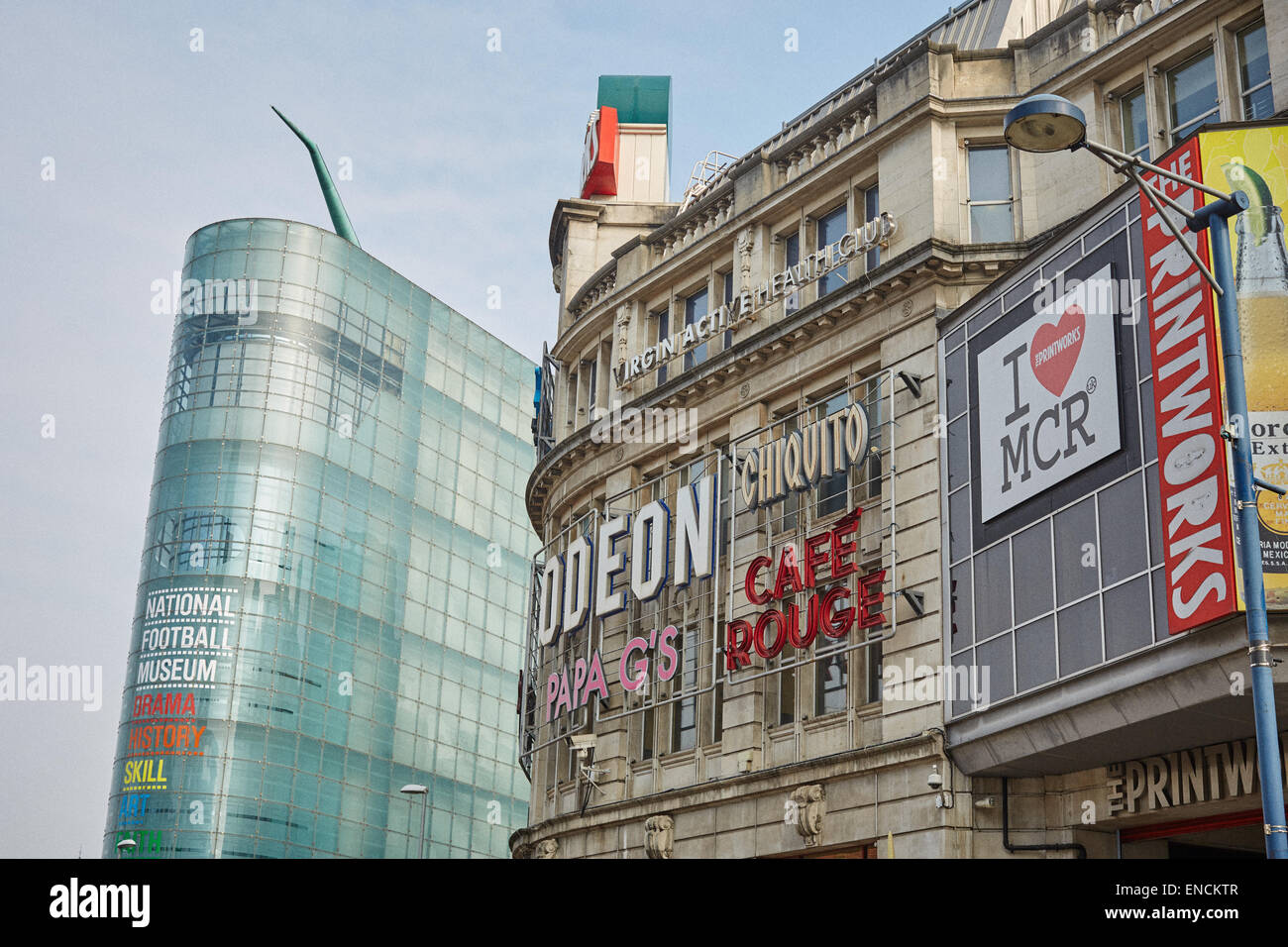 Urbis, National Football Museum in Manchester Stock Photo - Alamy