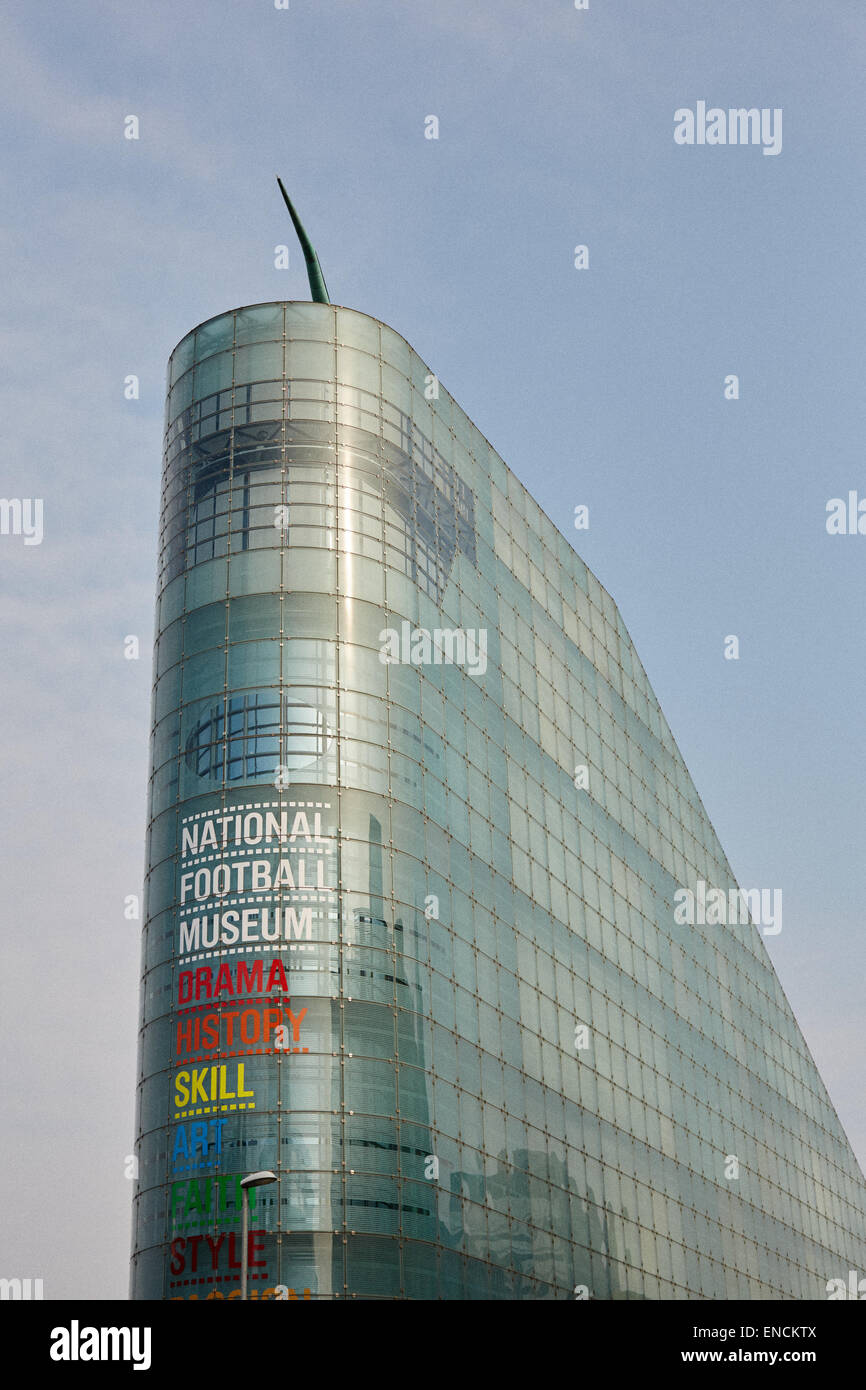 Urbis, National Football Museum in Manchester Stock Photo - Alamy