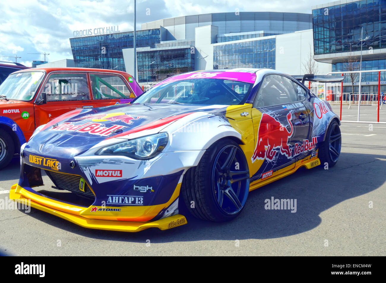 Car advertising red bull energy hi-res stock photography and images - Alamy