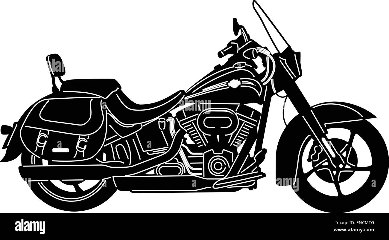 Bike Motor Silhouette Stock Vector Image & Art - Alamy
