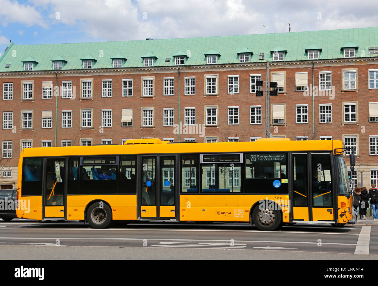 Bus in Copenhagen, Denmark Stock Photo - Alamy