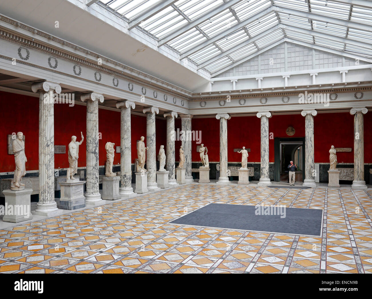 Auditorium in the Ny Carlsberg Glyptotek, Copenhagen, Denmark Stock ...