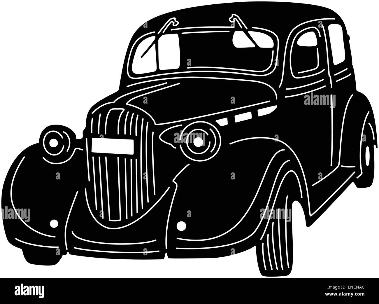 Car Silhouette Detailed Stock Vector Image & Art - Alamy