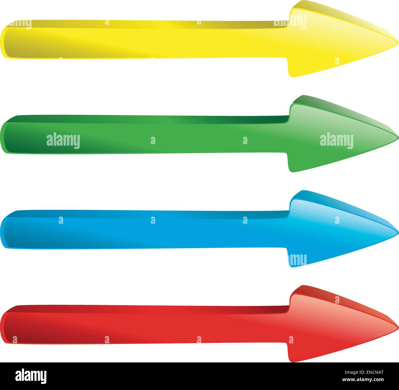 3D Arrow Direction Stock Vector Image & Art - Alamy