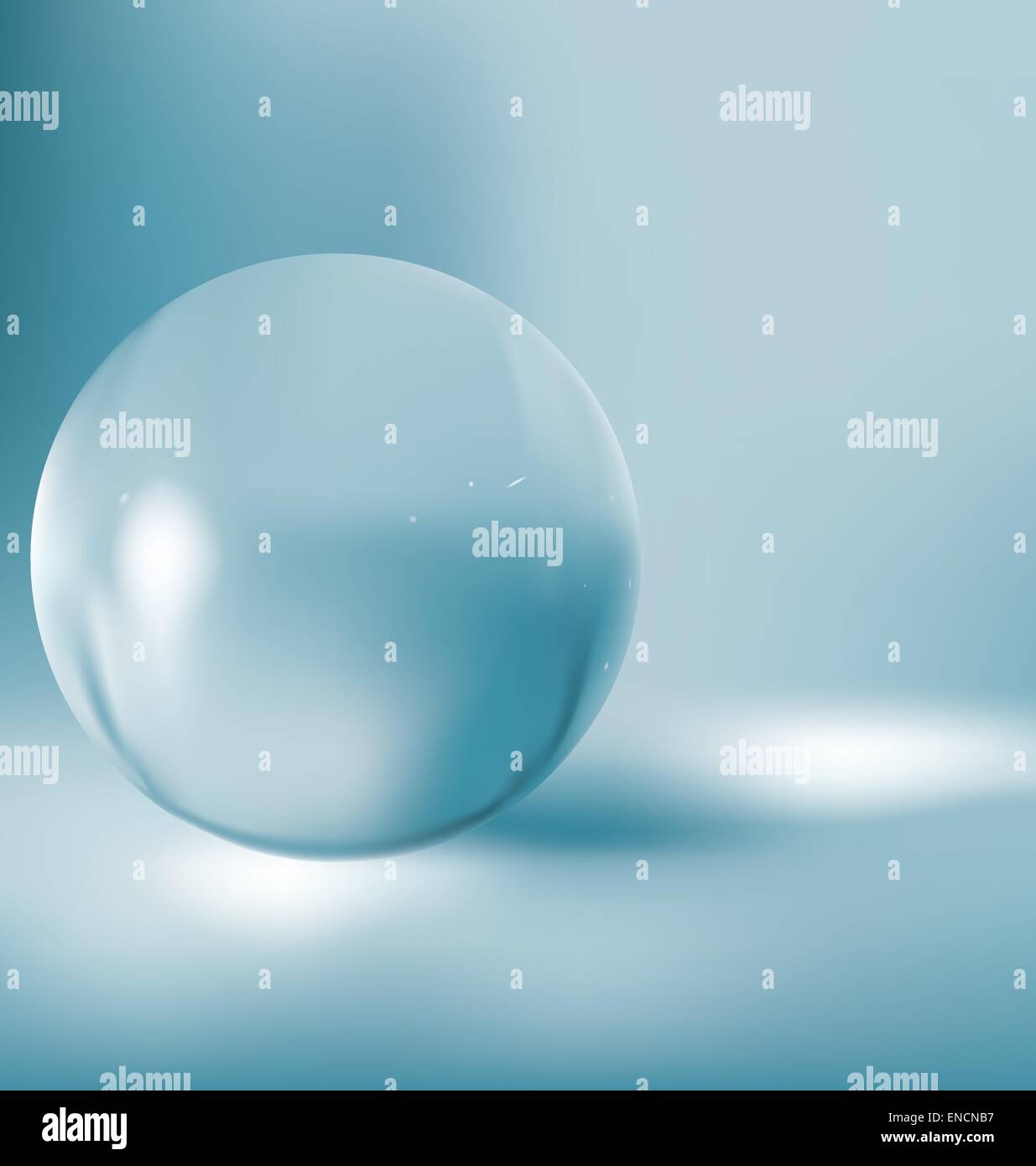 3D Glass Ball Stock Vector Image & Art - Alamy