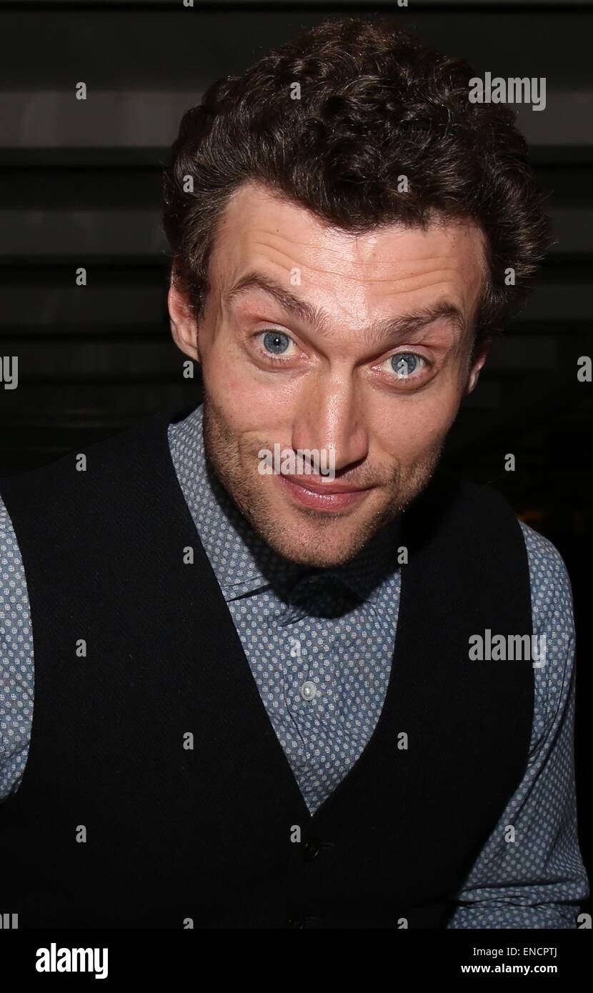 A portrait unveiling of the two stars of Broadway's A Gentleman's Guide ...