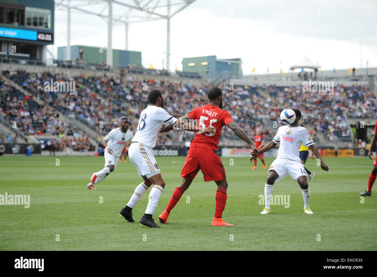 Chester, Pennsylvania, USA. 2nd May, 2015. Toronto FC forward, ROBBIE ...