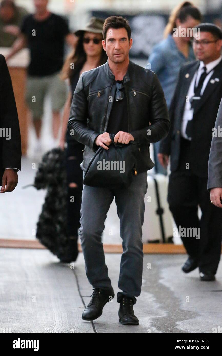 Dylan McDermott seen at ABC studios for late-night talk show 'Jimmy ...