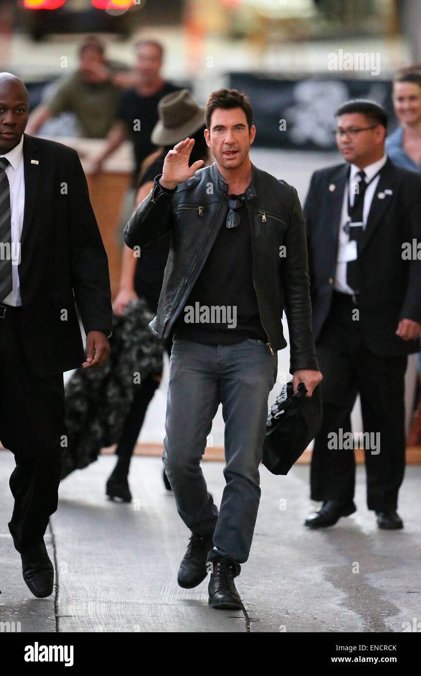 Dylan McDermott seen at ABC studios for late-night talk show 'Jimmy ...