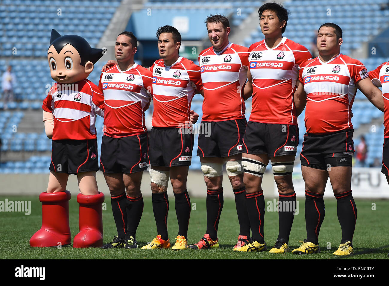 Tokyo, Japan. 2nd May, 2015. Japan team group (JPN) Rugby : Asia Rugby ...