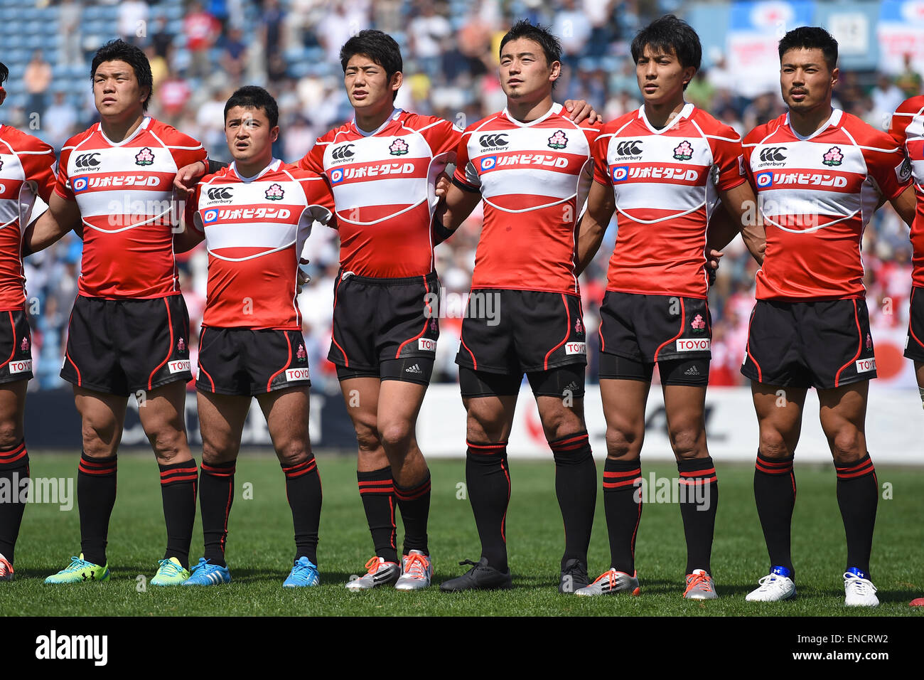 Tokyo, Japan. 2nd May, 2015. Japan team group (JPN) Rugby : Asia Rugby ...