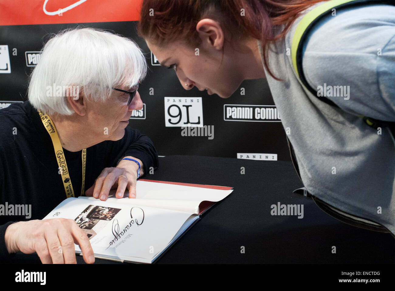Naples, Italy. 01st Apr, 2015. Milo Manara, world famous Italian ...