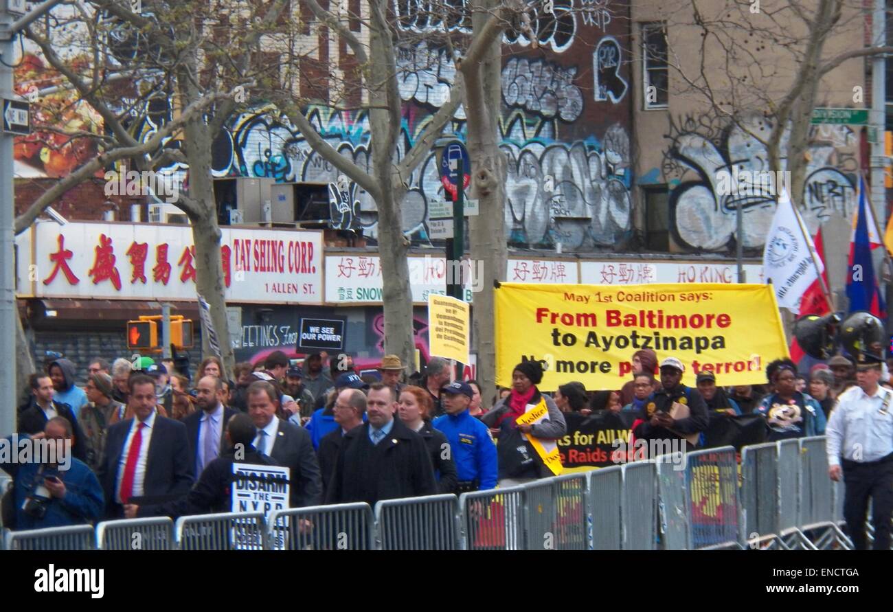 Union Square, New York City, USA. 2nd May, 2015. Mayday March From ...